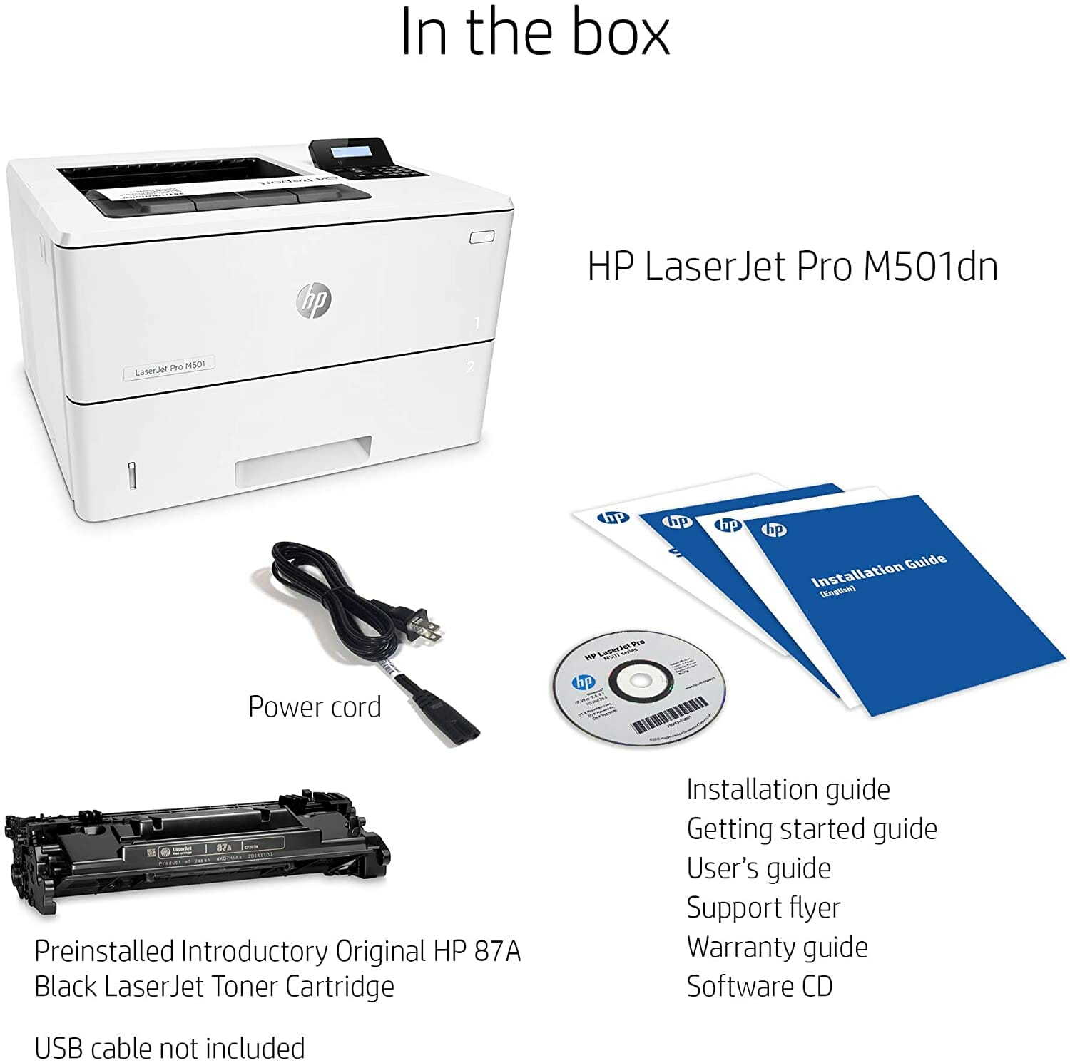 HP LaserJet Pro M501dn Monochrome J8H61A#BGJ
